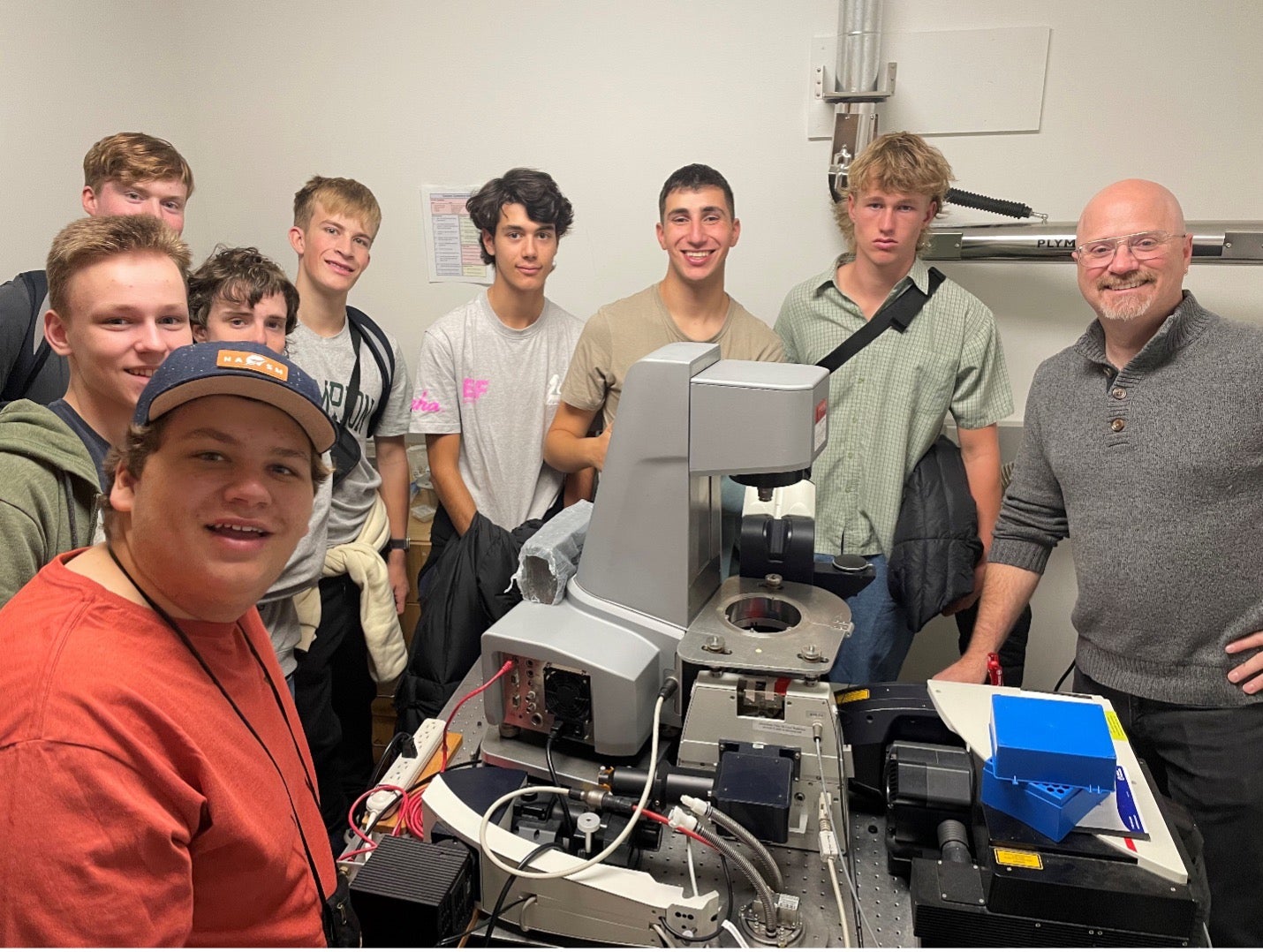 Visit from St. Kevin’s College, Melbourne, Australia | Department of Physics | Georgetown University